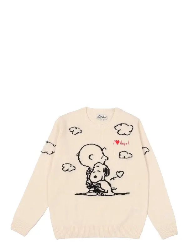 MC2 SAINT BARTH Embroidered Pullover - White