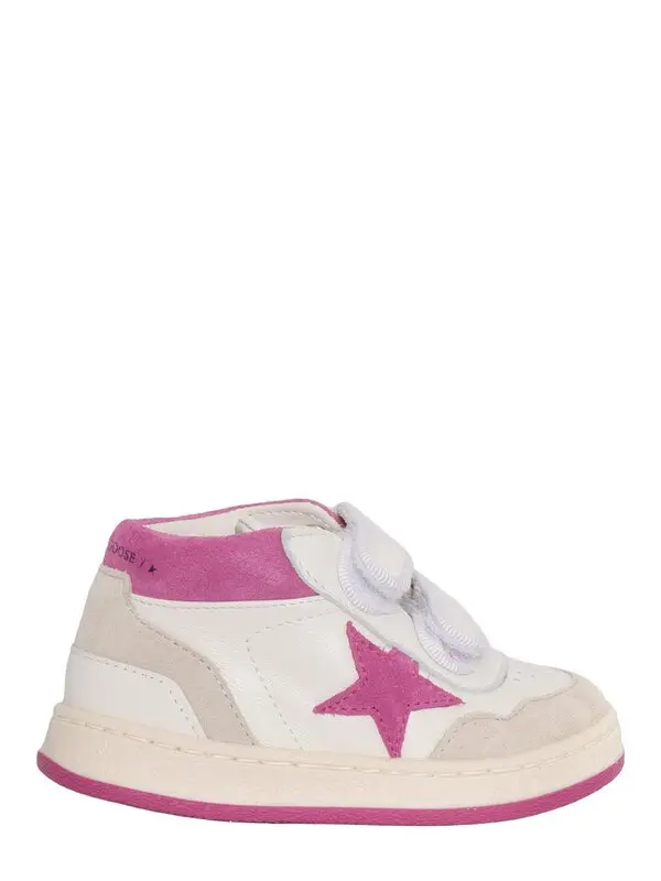 GOLDEN GOOSE June Basket Sneakers - White