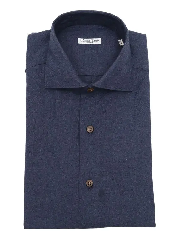 SARTORIA DEL CAMPO SONRISA Dress Shirt - Blu