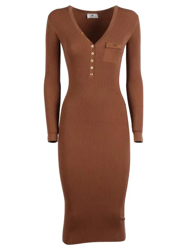 Elisabetta Franchi Maglia Knit Dress - Other