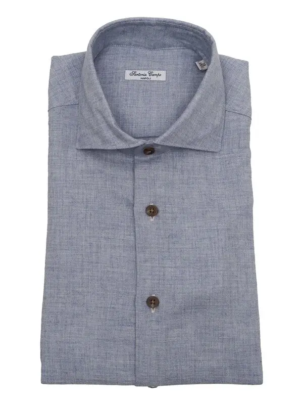 SARTORIA DEL CAMPO SONRISA Dress Shirt - Blue