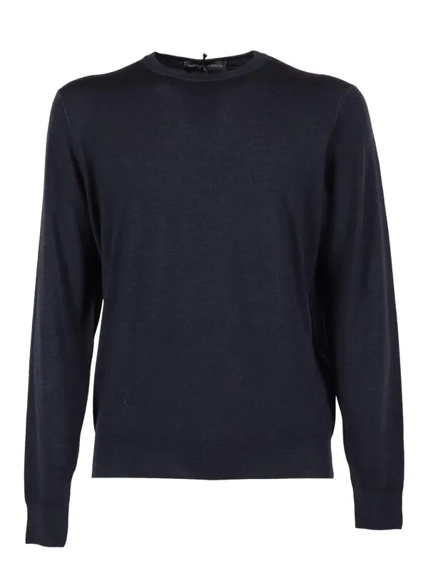 PHI FDL G.collo Ml Nuvola Top - Blu
