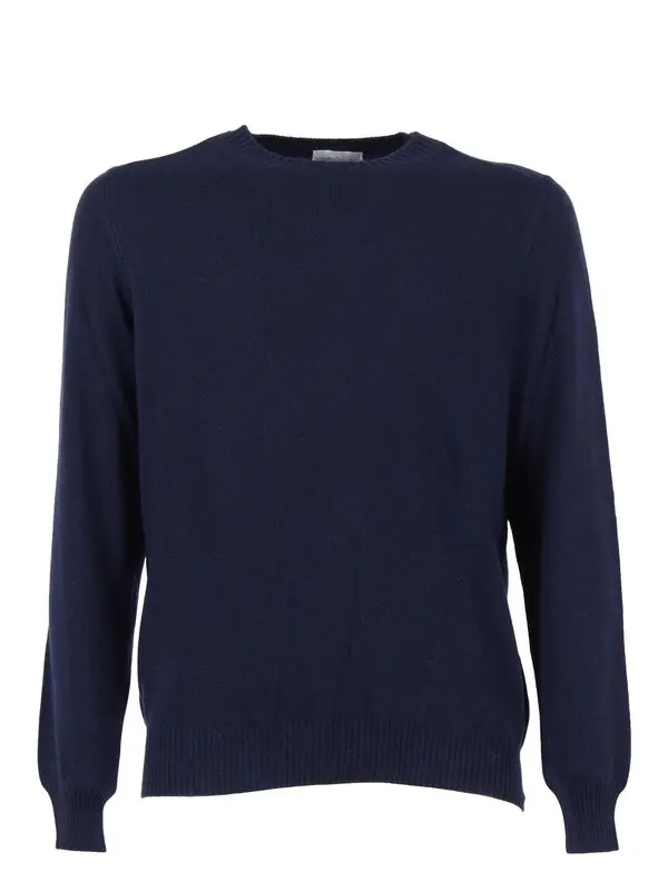 SETTEFILI CASHMERE Cashmere Crewneck Top - Blu