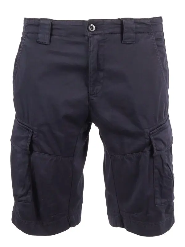C.P. COMPANY Bermuda Cargo Shorts - Blu