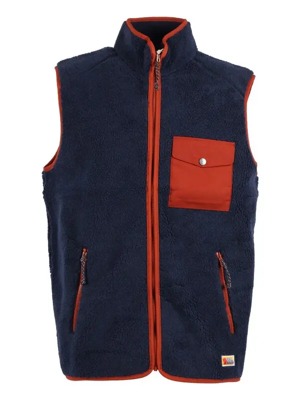 FJALLRAVEN KANKEN Vardag Pile Fleece Vest - Blu