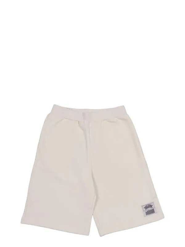 GOLDEN GOOSE Journey Regular Short Blend Cotton Fleece - White