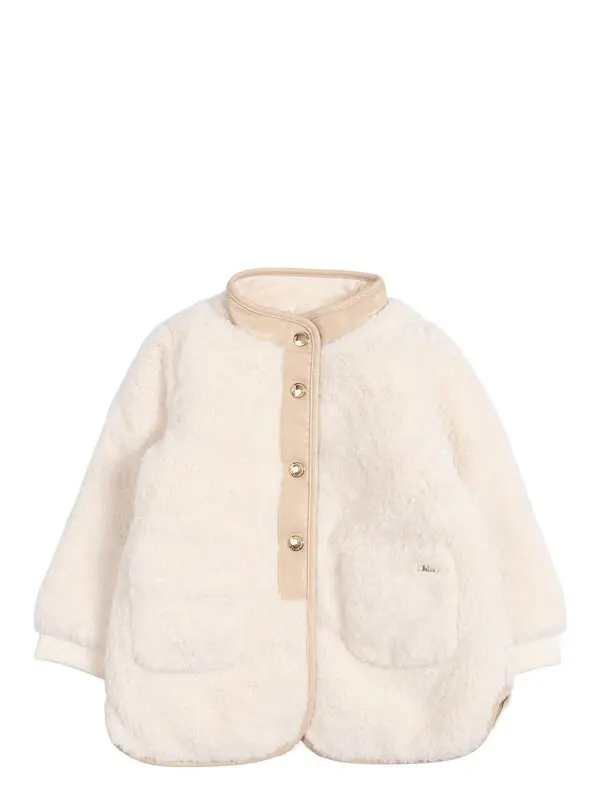 Chloé Faux Shearling Jacket - White