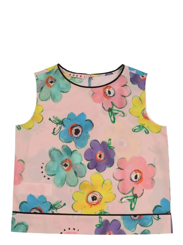Marni Printed Top - Red