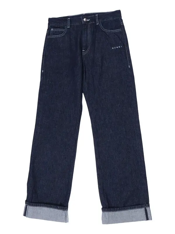 Marni Pantaloni Jeans - Blu