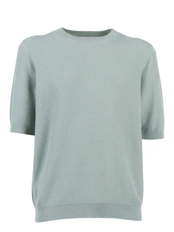 BALLANTYNE Short Sleeve Pullover - Green