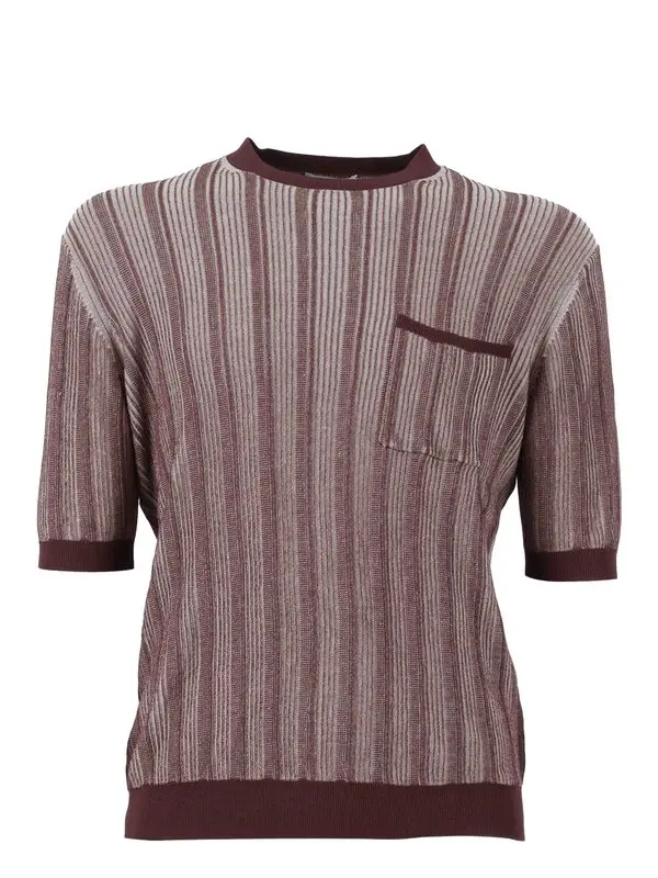 BALLANTYNE Short Sleeve Polo - Red