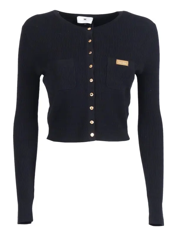 Elisabetta Franchi Tricot Knit Top - Red