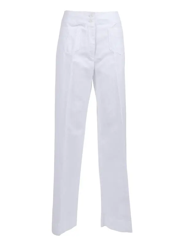Aspesi Long Trousers - White