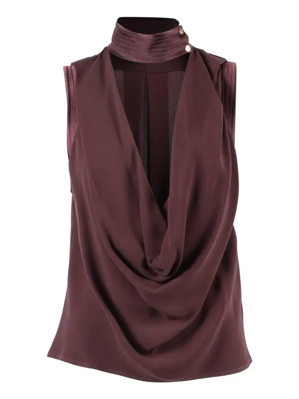 Elisabetta Franchi Camicia Blouse - Red