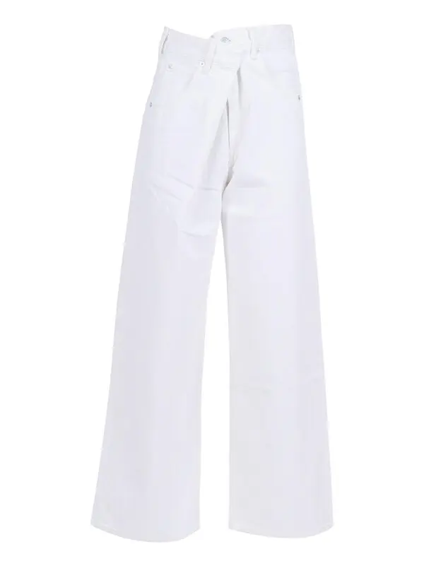 AGOLDE Vana Fold Jeans - White