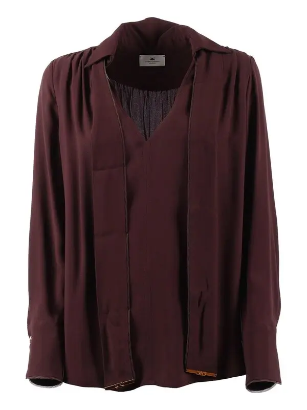 Elisabetta Franchi Dress Shirt - Red