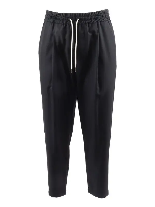 DR�LE DE MONSIEUR Cropped Trousers - Red