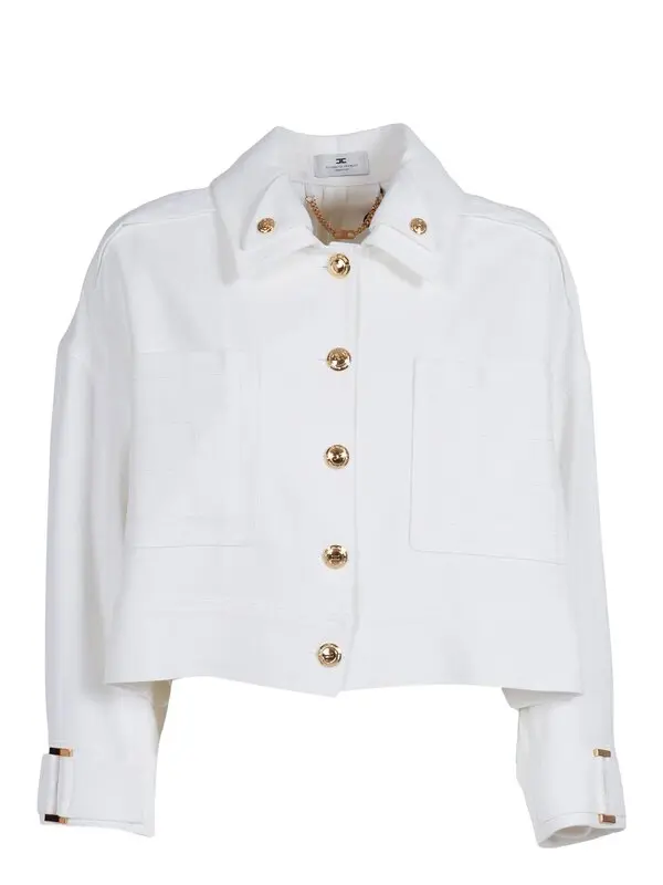 Elisabetta Franchi Jacket - White