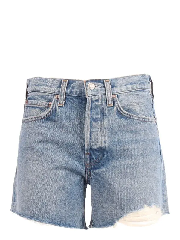 AGOLDE Parker Denim Shorts - Blu