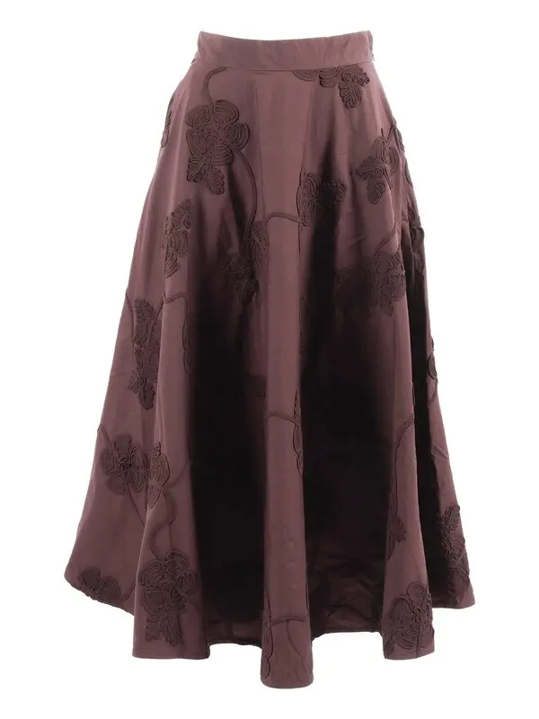 ROTATE BY BIRGER CHRISTENSEN Floral Maxi Skirt - Red