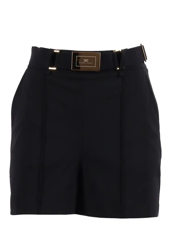 Elisabetta Franchi Short With Belt - Red