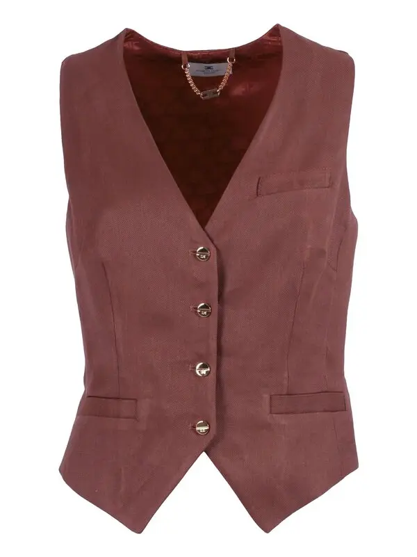 Elisabetta Franchi Gilet - Red