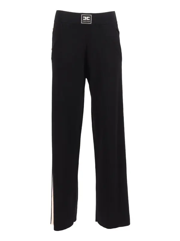 Elisabetta Franchi Tricot Trousers - Red