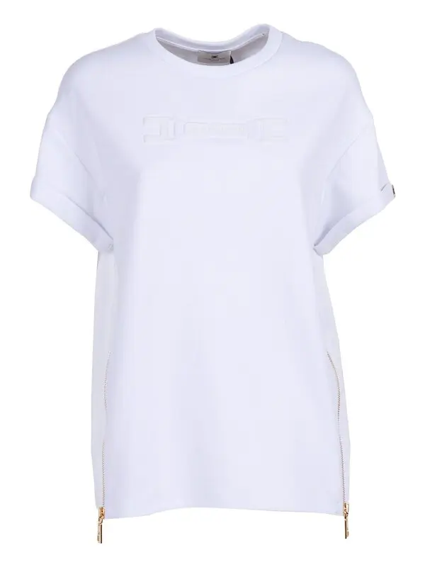 Elisabetta Franchi Maglia Top - White