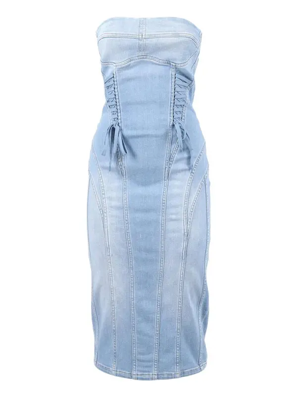 Elisabetta Franchi Denim Abito - Blue