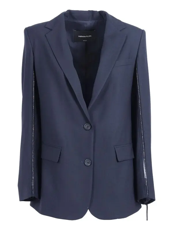 Fabiana Filippi Over Frescolana Jacket - Blu
