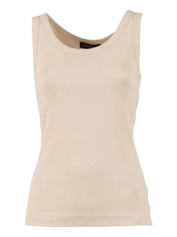 Fabiana Filippi Ribbed Knit Tank Top - Other