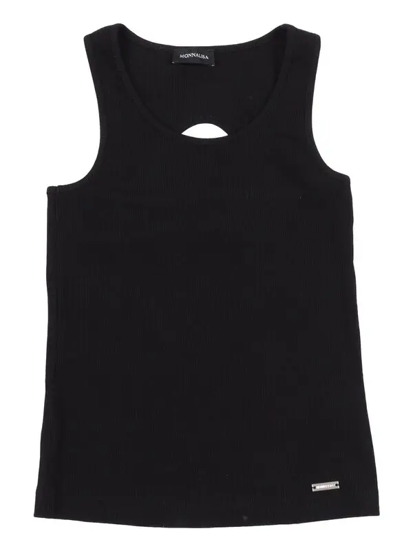 Monnalisa Ribbed Tank Top - Red