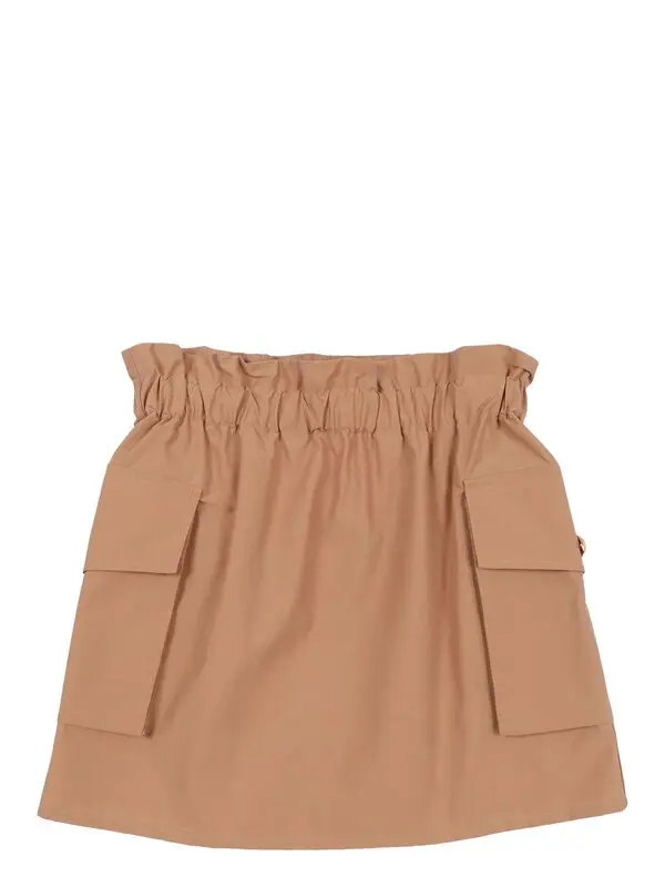 Balmain Woven Skirt - Red