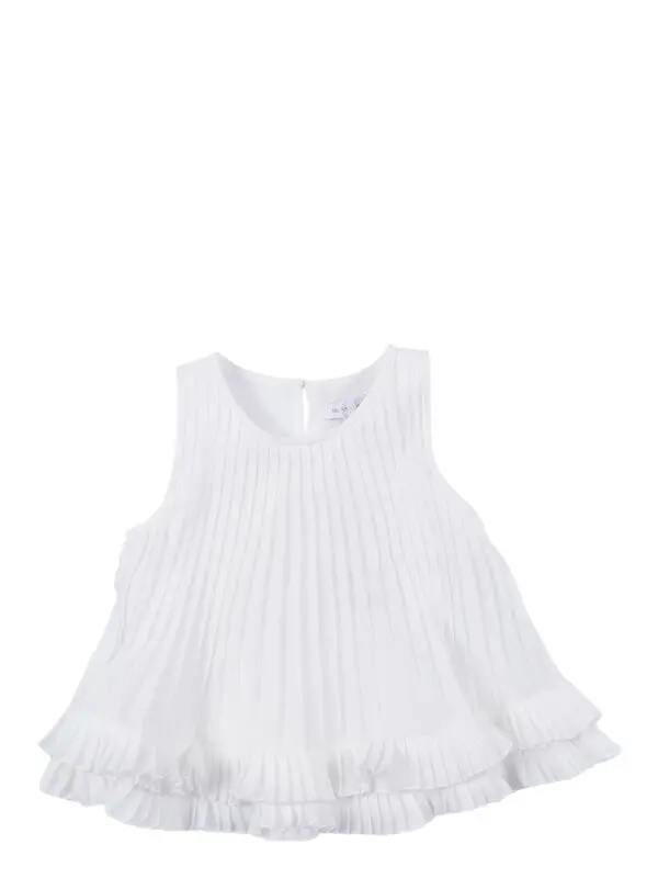 Monnalisa Plisse Mussola Top - Other
