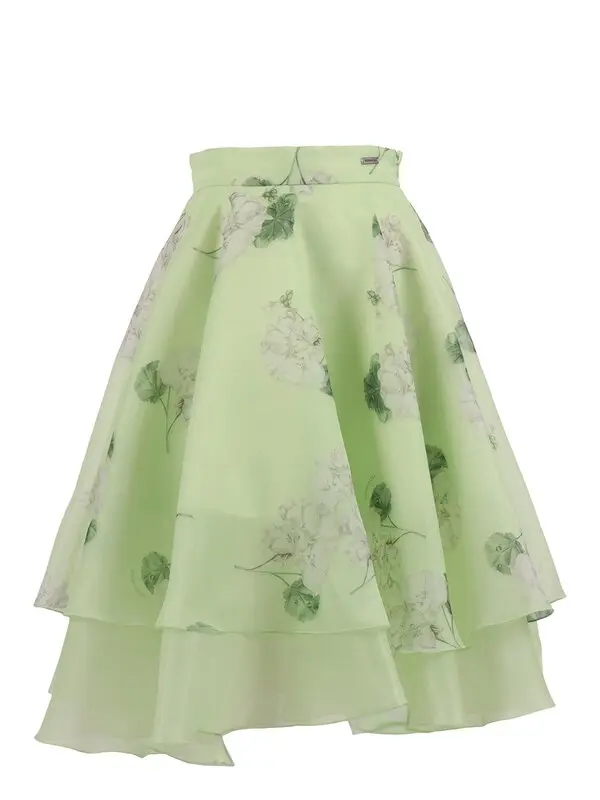 Monnalisa Organza Skirt - Green