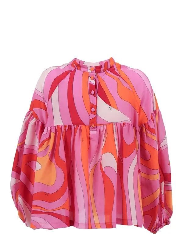 Emilio Pucci Printed Shirt - Red