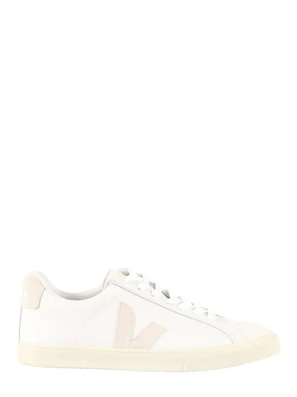 VEJA Esplar Logo Leather Sneakers - White