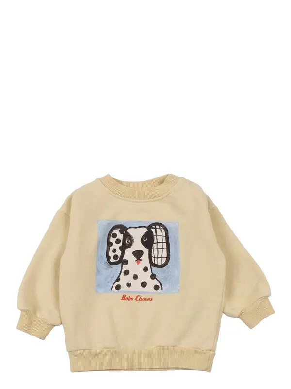 BOBO CHOSES Van Dog Sweatshirt - Yellow