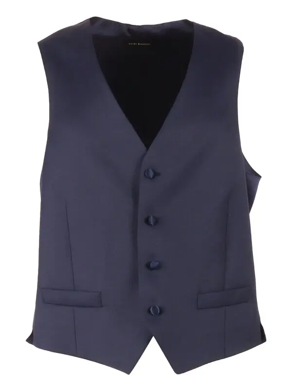 LUIGI BIANCHI Drop S Gilet - Blu