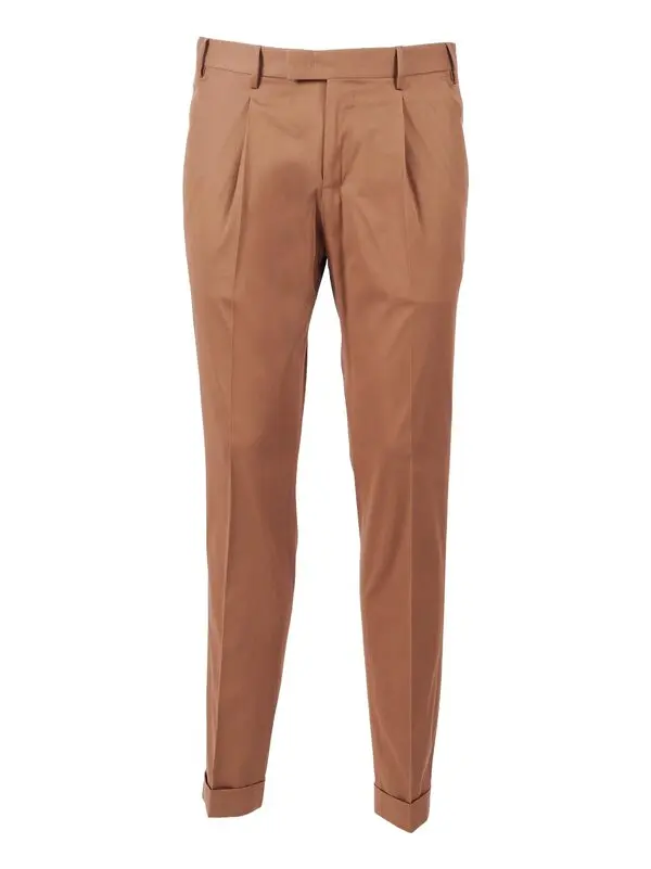 PT TORINO Pleated Trousers With Flap Back Pockets - Other