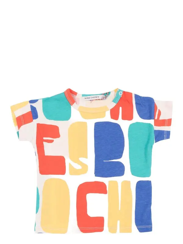 BOBO CHOSES Printed T-shirt - White