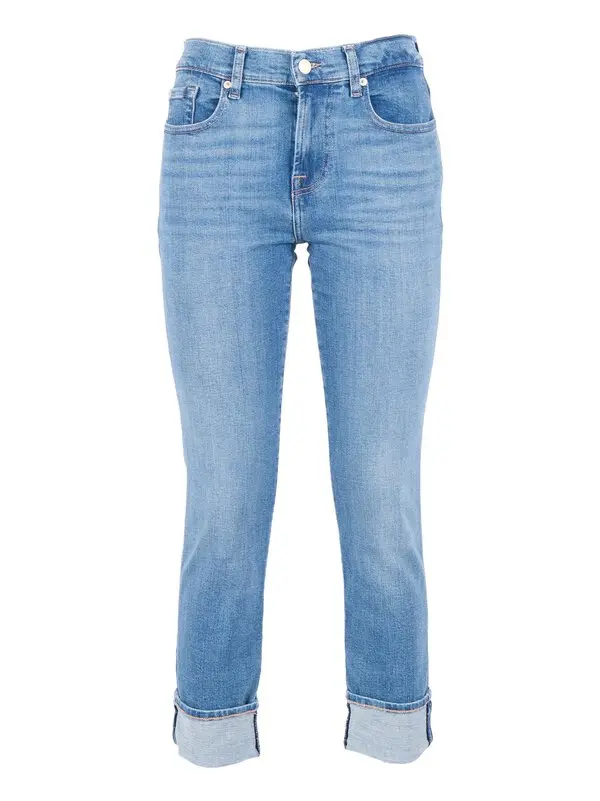 7 For All Mankind Relaxed Skinny Jeans - Blu