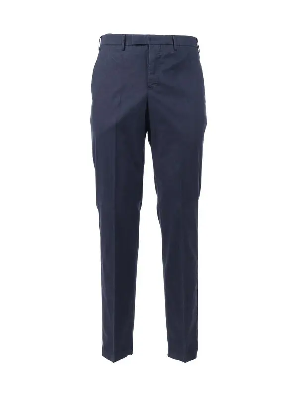 PT TORINO Master Flat Front Trousers - Blu
