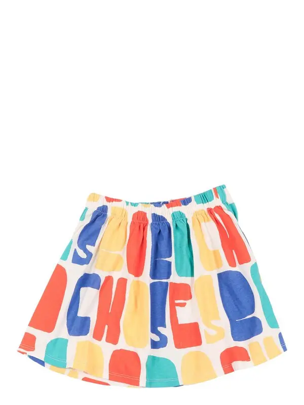 BOBO CHOSES Printed Skirt - White