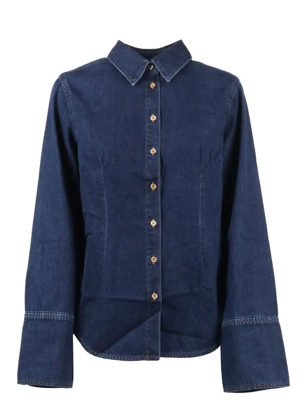 7 For All Mankind Shaped Shirt - Blu