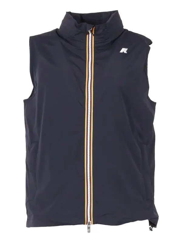 K-WAY Valen Stretch Nylon Jersey Gilet - Blu