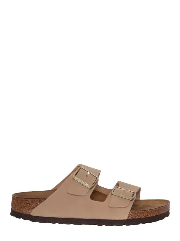 BIRKENSTOCK Arizona Sfb Sandcastle Nubuck Leather Sandals - Other