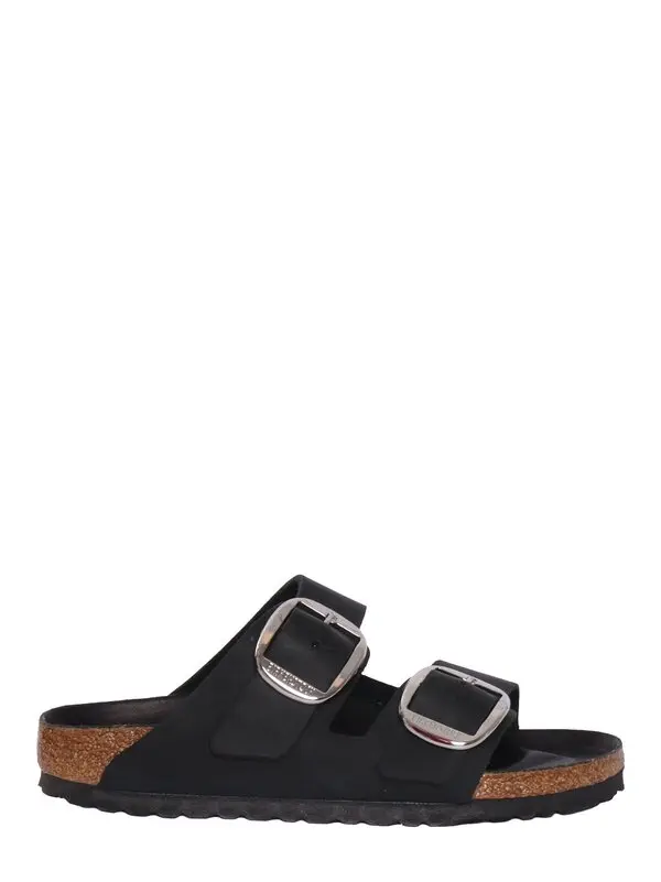 BIRKENSTOCK Arizona Big Buckle Oiled Leather Sandal - Red