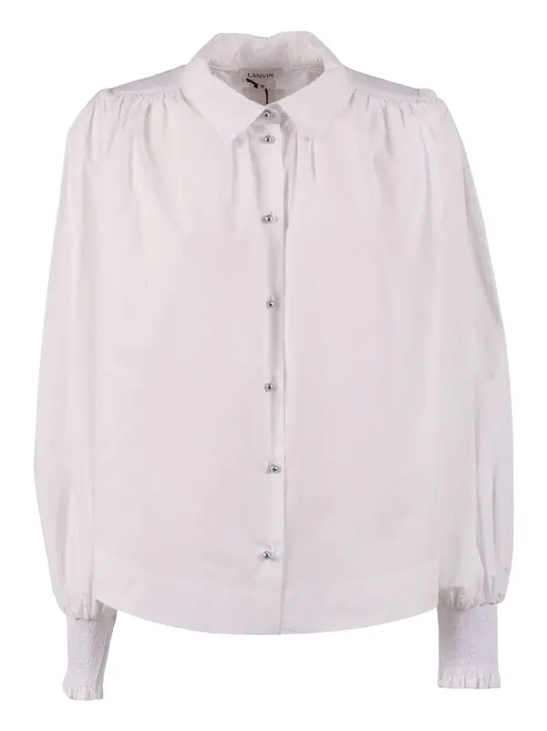 LANVIN Poplin Blouse - White