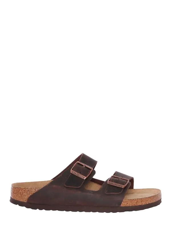 BIRKENSTOCK Arizona Sfb Habana Oiled Leather Sandal - Red